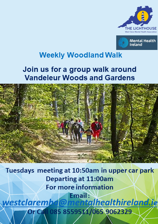 Weekly Woodland Walk - West Clare Mental Health